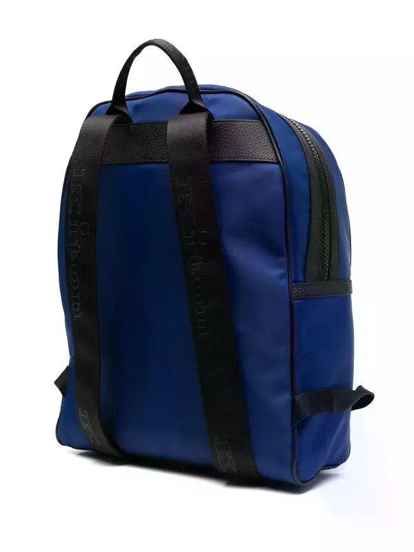 Kiton Logo-print Zip-up Backpack