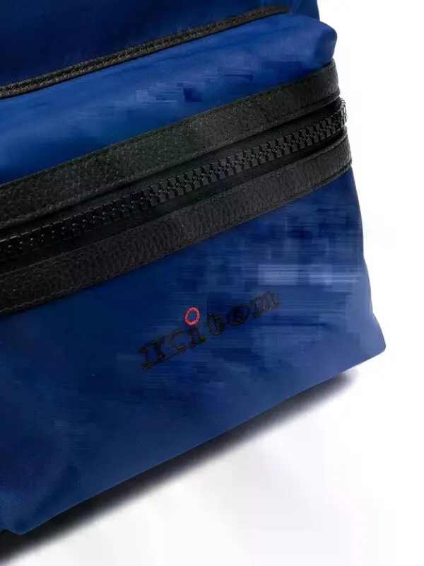 Kiton Logo-print Zip-up Backpack