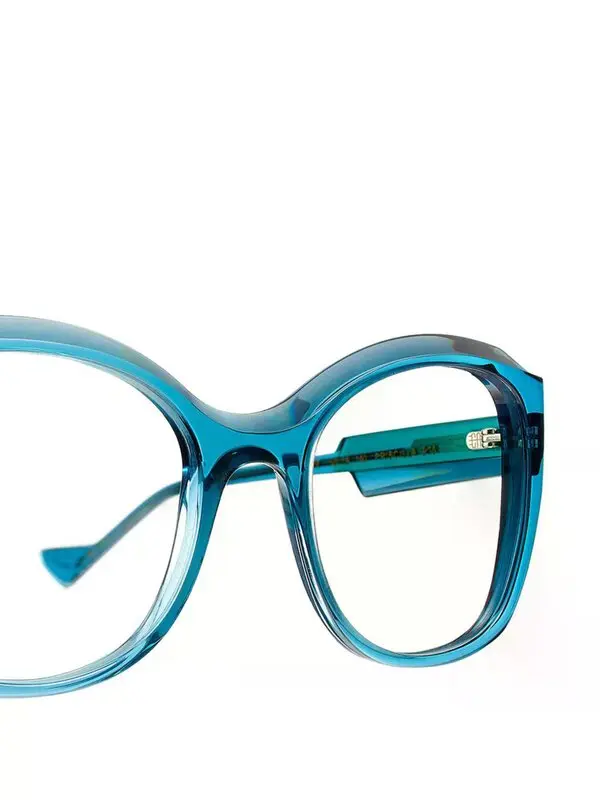 CAROLINE ABRAM Priscilla Cat-eye Glasses - Blue