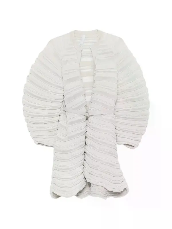 CFCL Belted Ribbed-knit Jacket