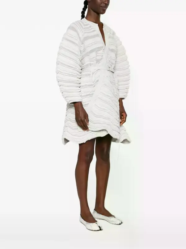 CFCL Belted Ribbed-knit Jacket - Neutrals