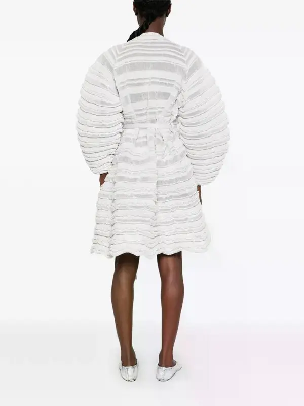 CFCL Belted Ribbed-knit Jacket - Neutrals