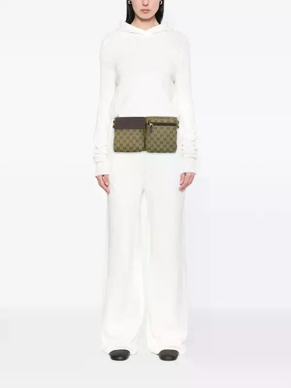 Gucci 2016-2026 Gg Canvas Web Double Pocket Belt Bag