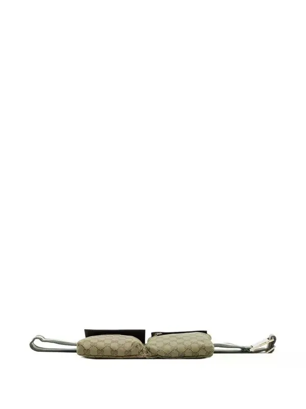 Gucci 2016-2026 Gg Canvas Web Double Pocket Belt Bag