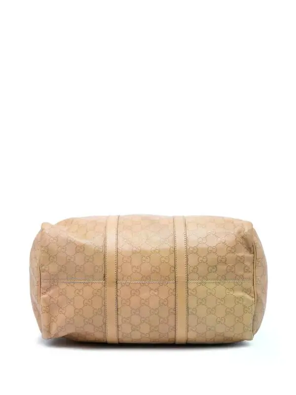 Gucci 2016-2026 Medium Gg Supreme Joy Boston Bag - Brown