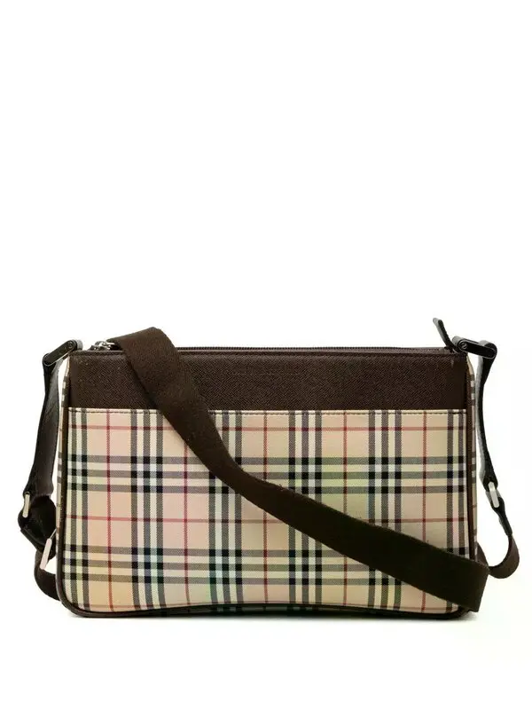 Burberry 2000-2017 House Check Canvas Crossbody Bag