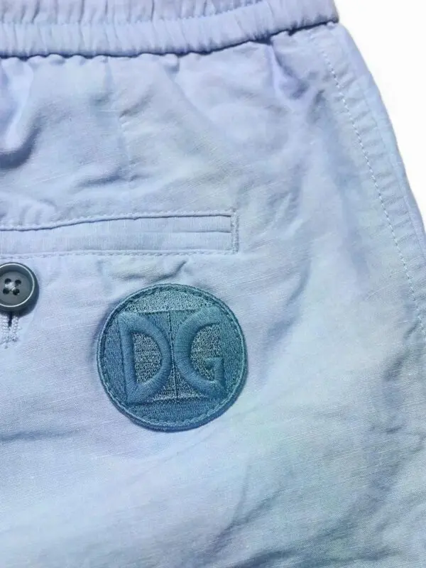 Dolce & Gabbana Drawstring Linen Shorts