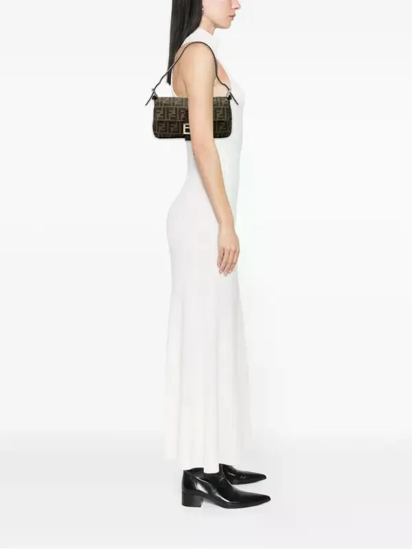 Fendi 1990-2000 Zucca Canvas Baguette Shoulder Bag