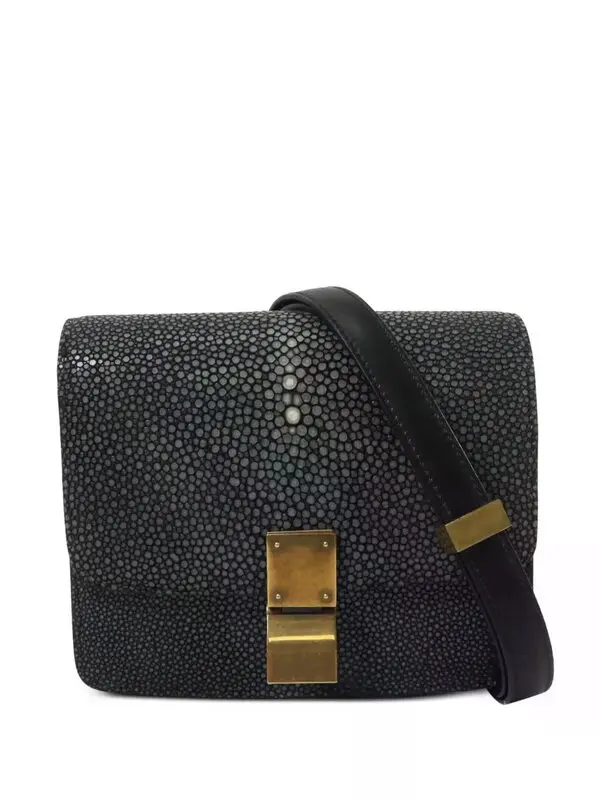 Celine Mini Classic Box Shoulder Bag - Black