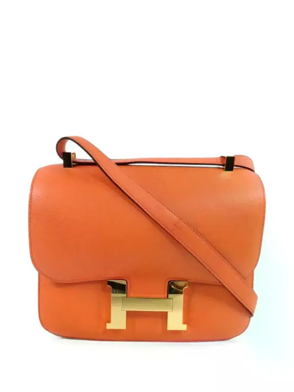 Hermès 24 Constance Shoulder Bag - Orange