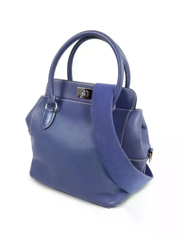 Hermès 20 Tool Box Tote Bag - Blue