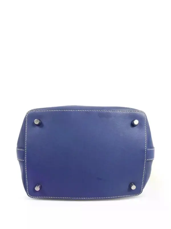 Hermès 20 Tool Box Tote Bag - Blue