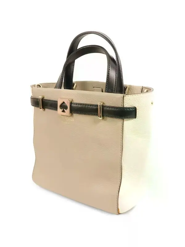 Kate Spade New York Ghw 2 Way Logo-plaque Shoulder Bag - Brown