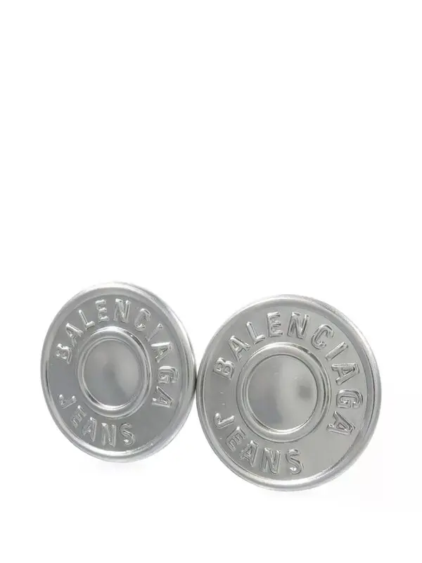 Balenciaga Jeans Stud Earrings