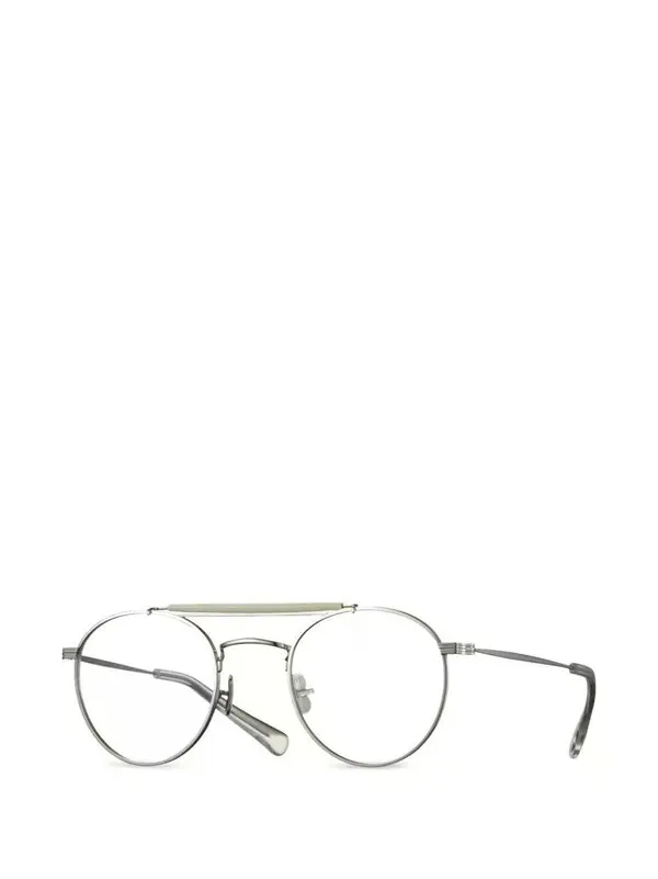 EYEVAN7285 Track Round-frame Glasses - Silver