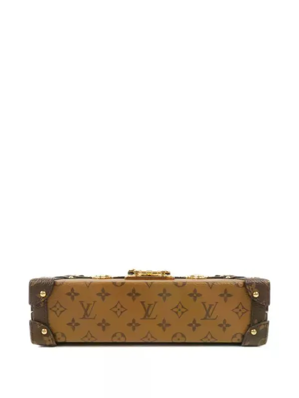LOUIS VUITTON Petite Malle Monogram Reverse Shoulder Bag