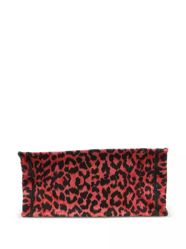 Dior Medium Book Tote Leopard-print Tote Bag