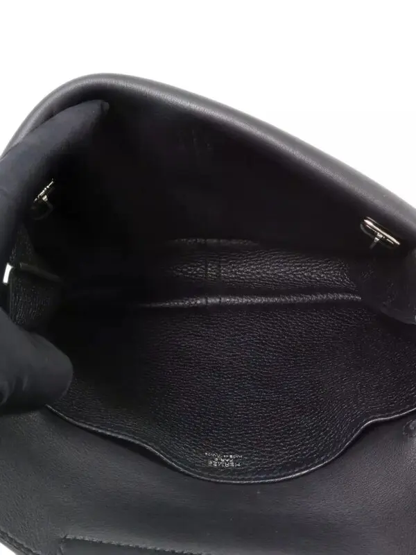 Hermès Halzan Leather Shoulder Bag