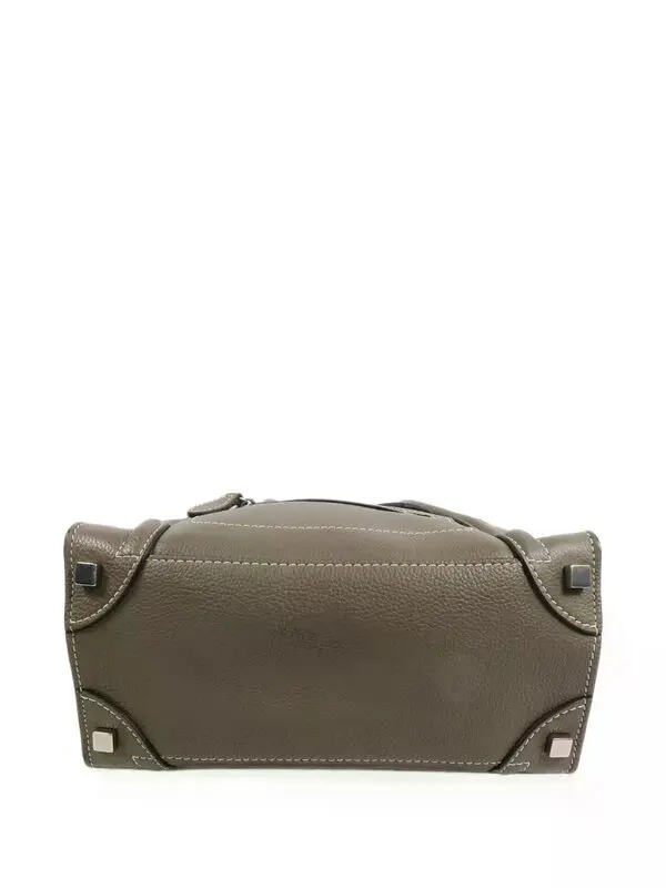 Celine Micro Luggage Leather Tote Bag