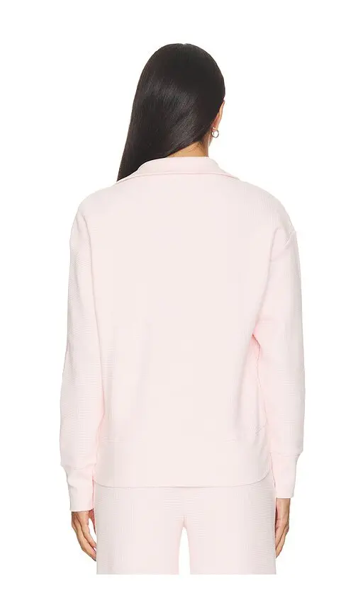 NEGATIVE UNDERWEAR Waffle Knit Pullover In . Also - Pink