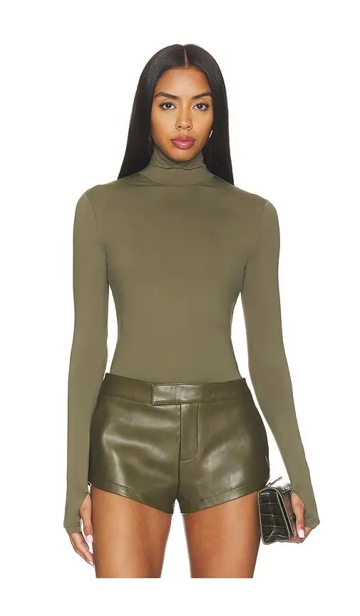 NAKEDVICE Tulsa Slinky Turtleneck Top In . Also