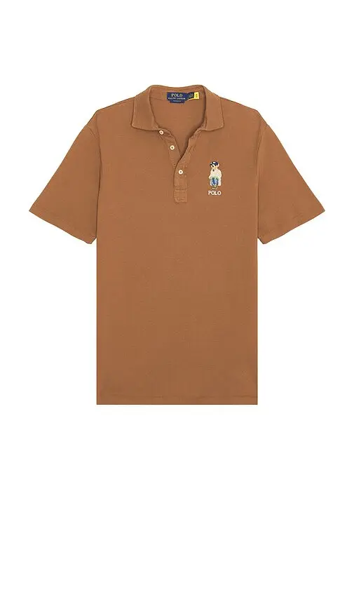 Polo Ralph Lauren Short Sleeve Basic Mesh Litchfield Bear Polo In . Also