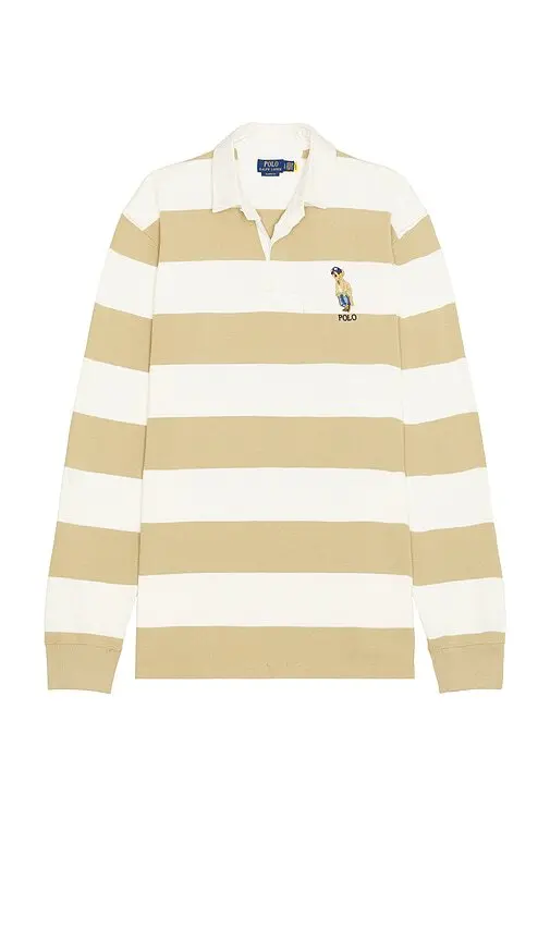 Polo Ralph Lauren Long Sleeve Basic Mesh Litchfield Bear Rugby Polo In . Also