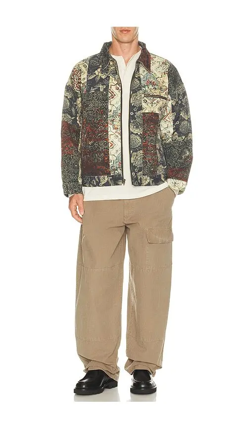 RYOKO RAIN Vintage Patch Work Jacket In . Also