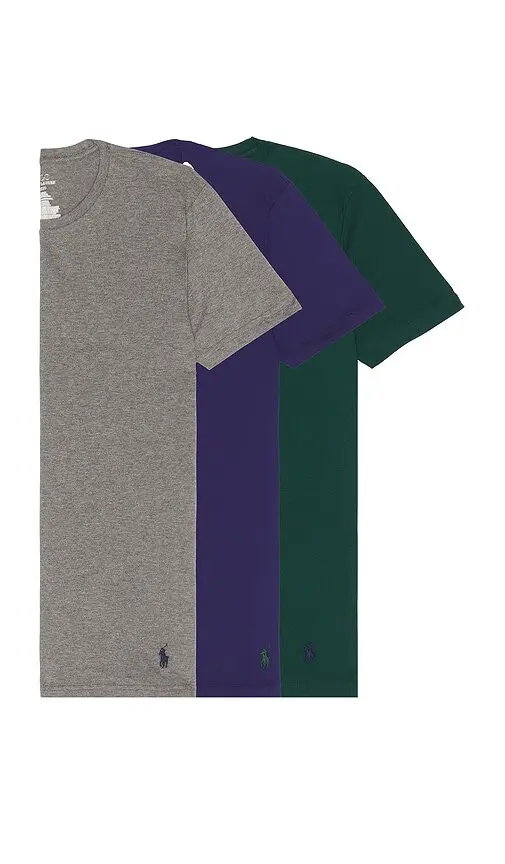Polo Ralph Lauren Classic Fit Cotton 3 Pack Undershirt In . Also