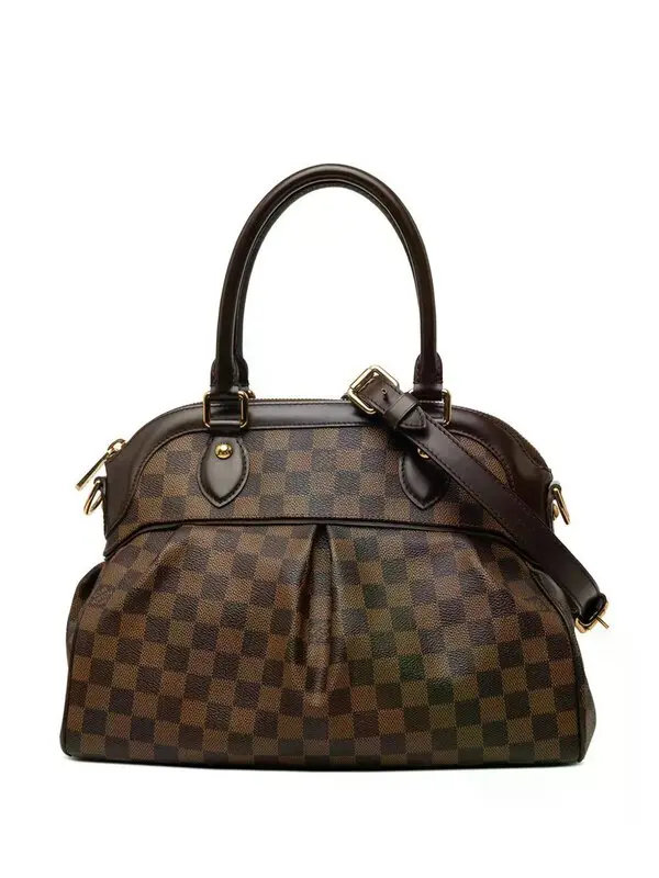 LOUIS VUITTON 2008 Damier Ebene Trevi Pm Satchel