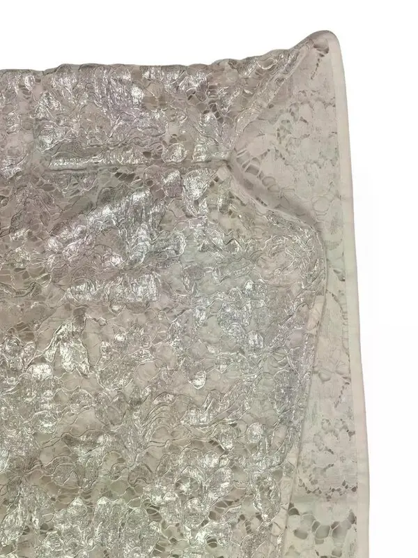 Valentino Garavani Floral-lace Metallic Shirt