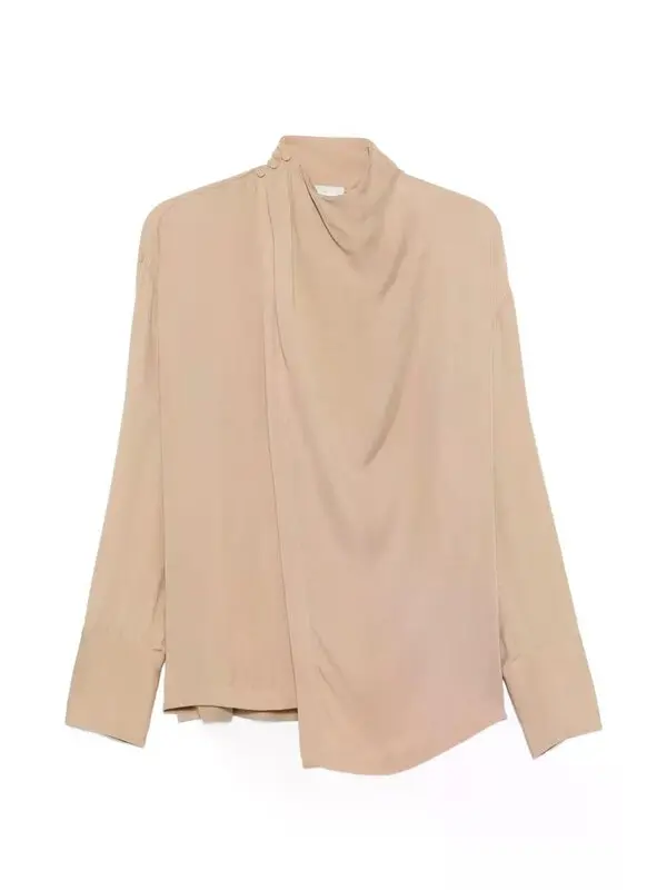 RAME Draped Button-fastening Shirt