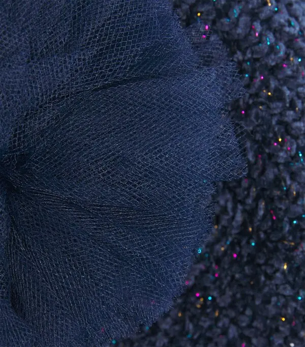 BILLIEBLUSH Tulle-trim Logo Beanie