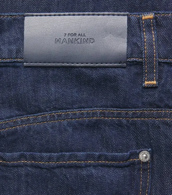 7 For All Mankind Stovepipe High-rise Straight Jeans