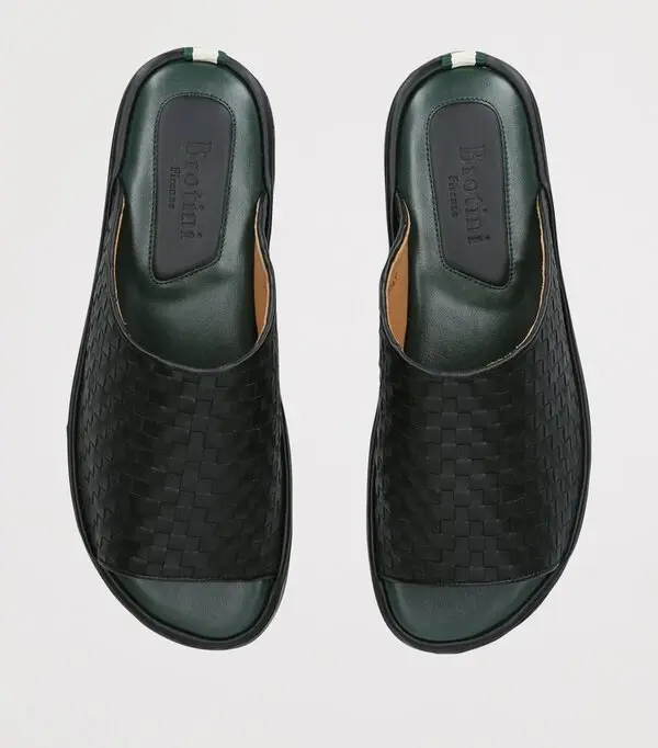 BROTINI Leather Woven Sandals