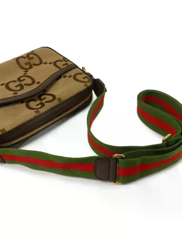 Gucci Jumbo Gg Canvas Shoulder Bag