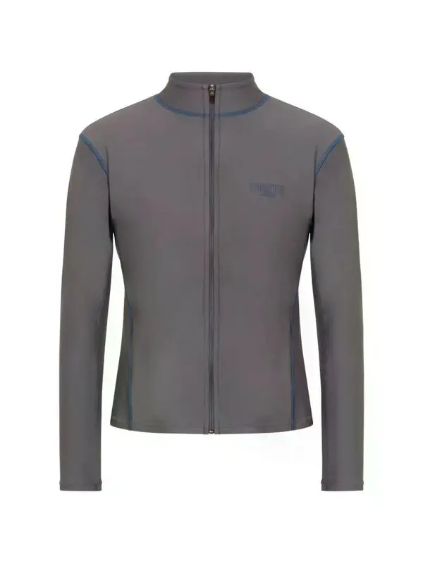 Moschino Zip-up Long-sleeve Sweater