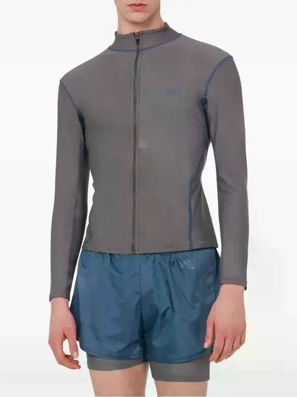 Moschino Zip-up Long-sleeve Sweater