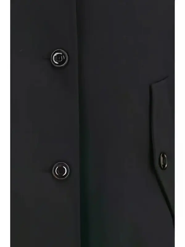 Our Legacy Faux-fur Collar Single-breasted Coat