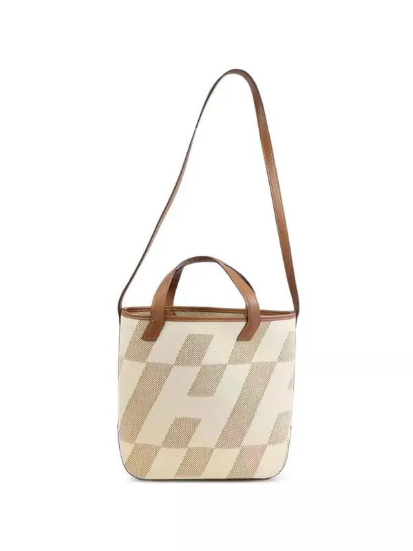 Hermès 2021 27 Cabas H En Biais Two-way Handbag - Neutrals