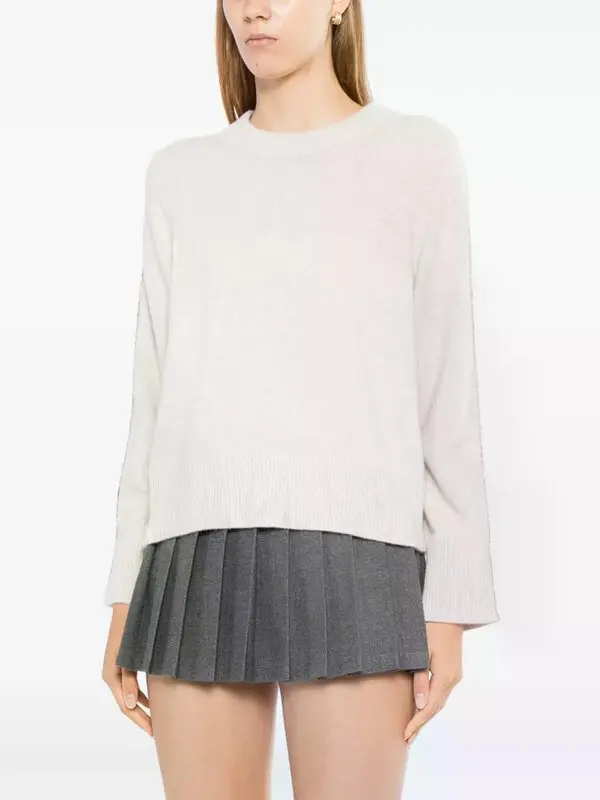N.peal Metal-trim Round-neck Sweater