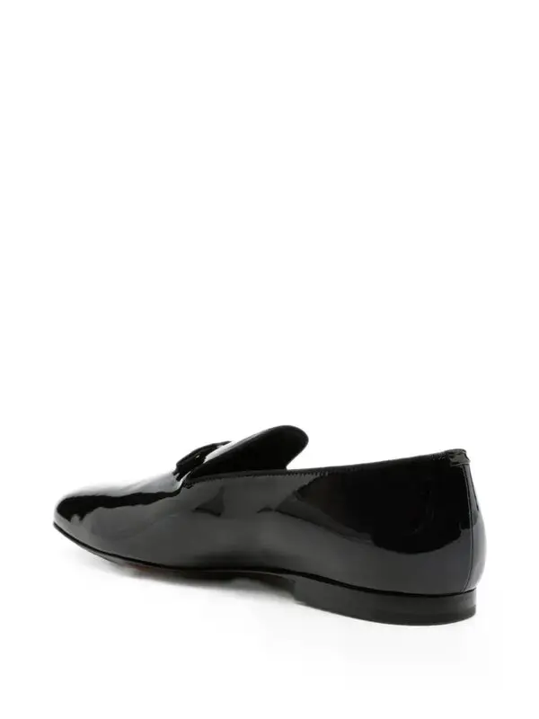 TOM FORD Patent Leather Bow-detail Loafers