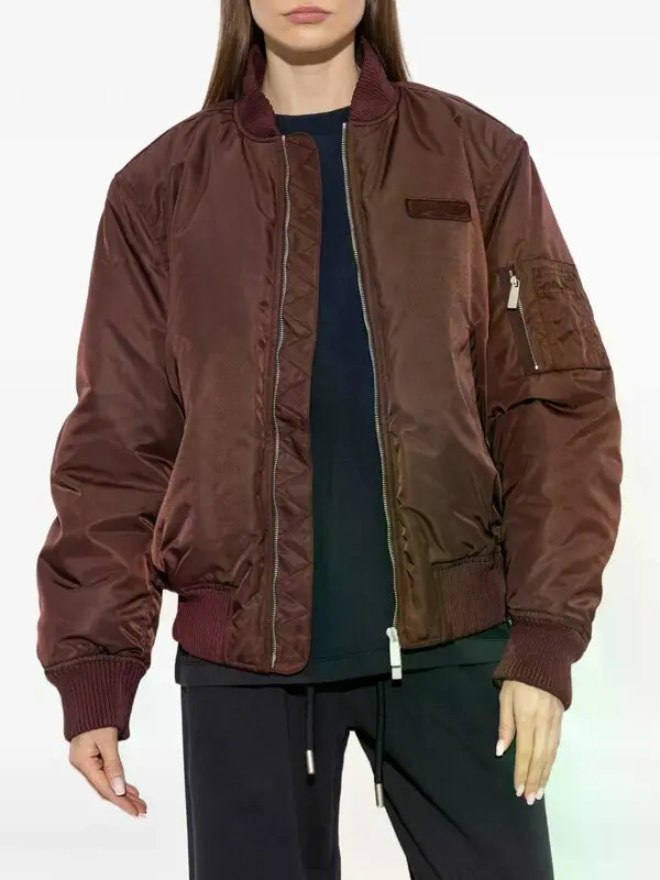 Off-White Logo-patch Bomber Jacket