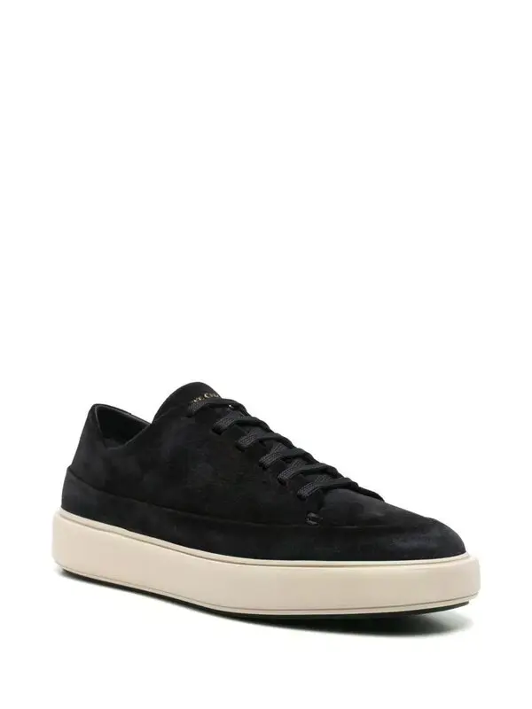 Officine Creative Suede Panelled Sneakers