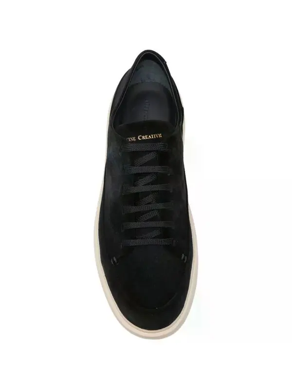 Officine Creative Suede Panelled Sneakers