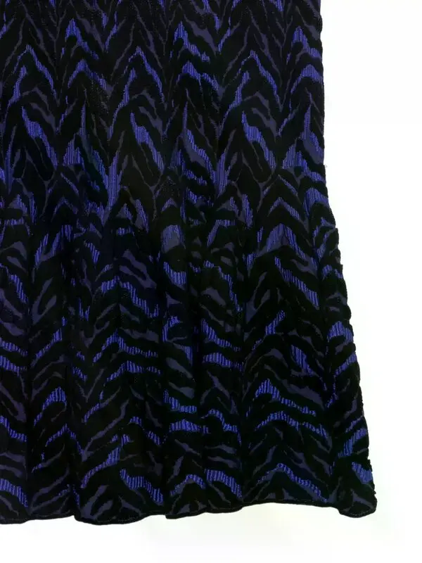 Roberto Cavalli 2000s Animal-pattern Dropped-waist Dress
