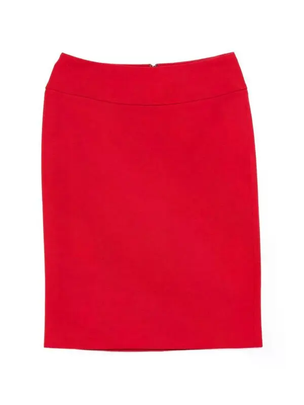 Dolce & Gabbana 1990s Rear-zip Midi Skirt