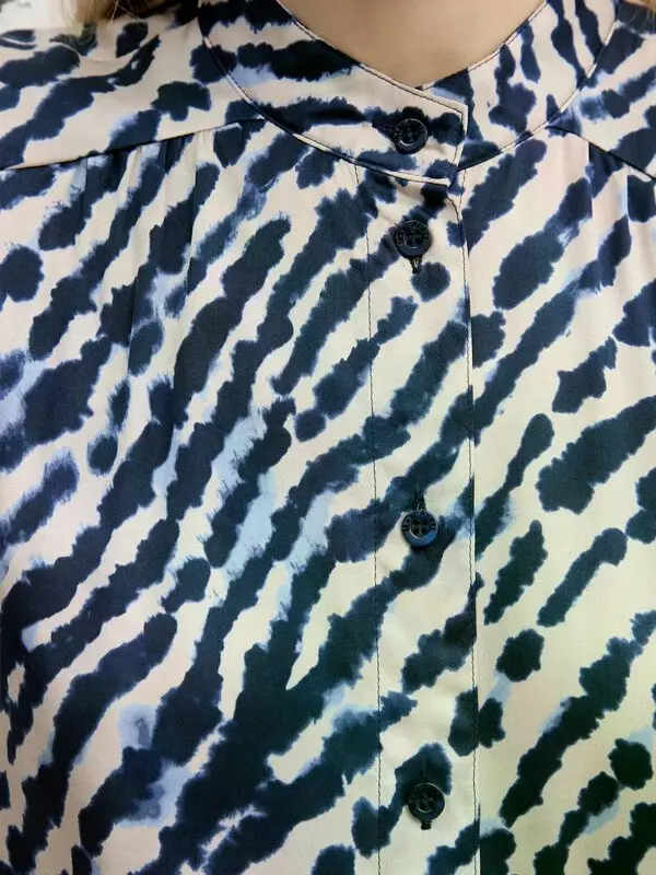 MARC AUREL Abstract-print Sleeveless Shirt