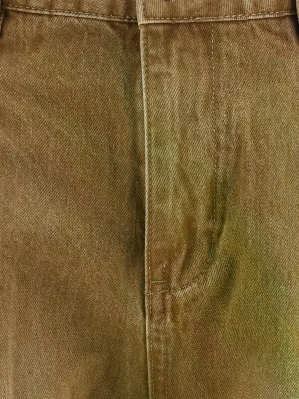 FOUND Wide-leg Pleated Jeans