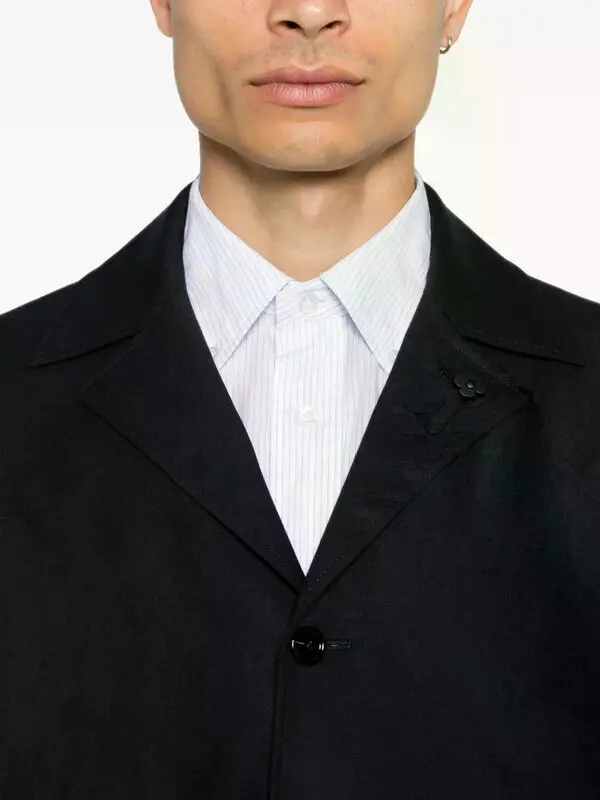 LARDINI Notched-lapel Single-breasted Blazer